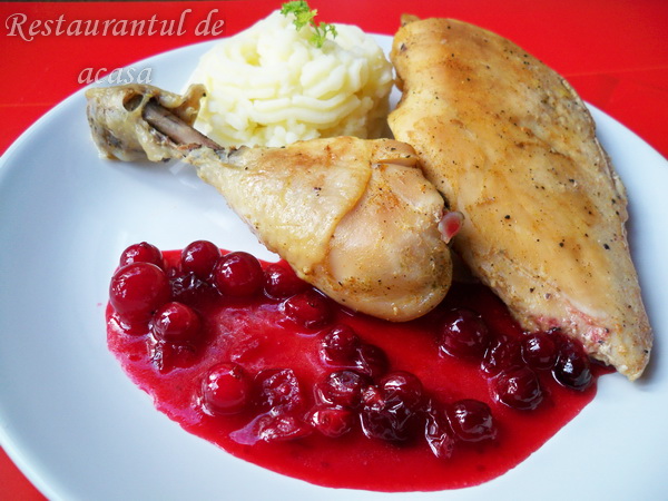 Restaurantul de acasa: Pui cu sos de merisoare
