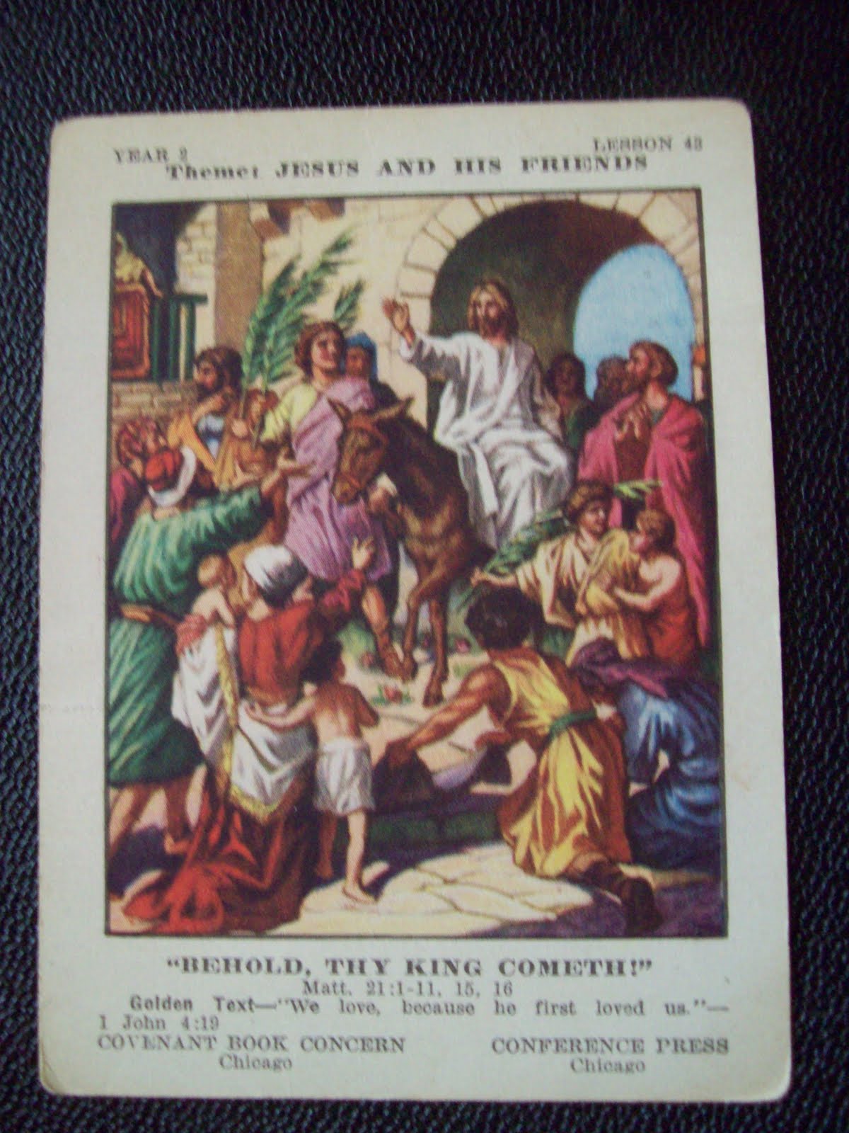 Pecan Corner: Palm Sunday: The Beginning of Passover