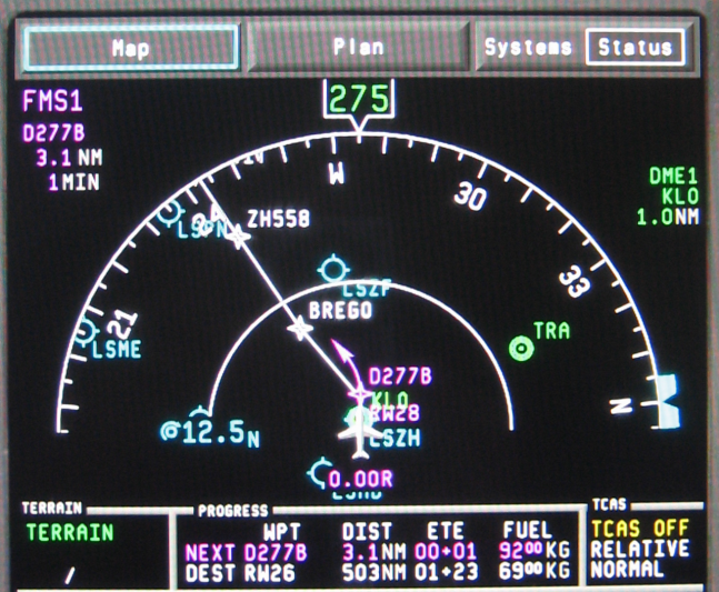 EL sistema EFIS (Electronic Flight Instrument system)