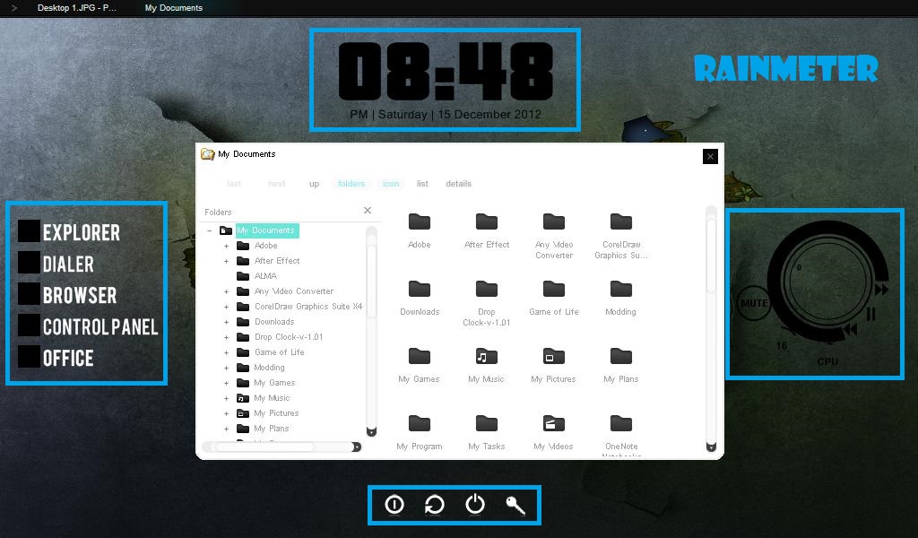 Multimedia: 3. Tutorial Desktop Modding : Rainmeter