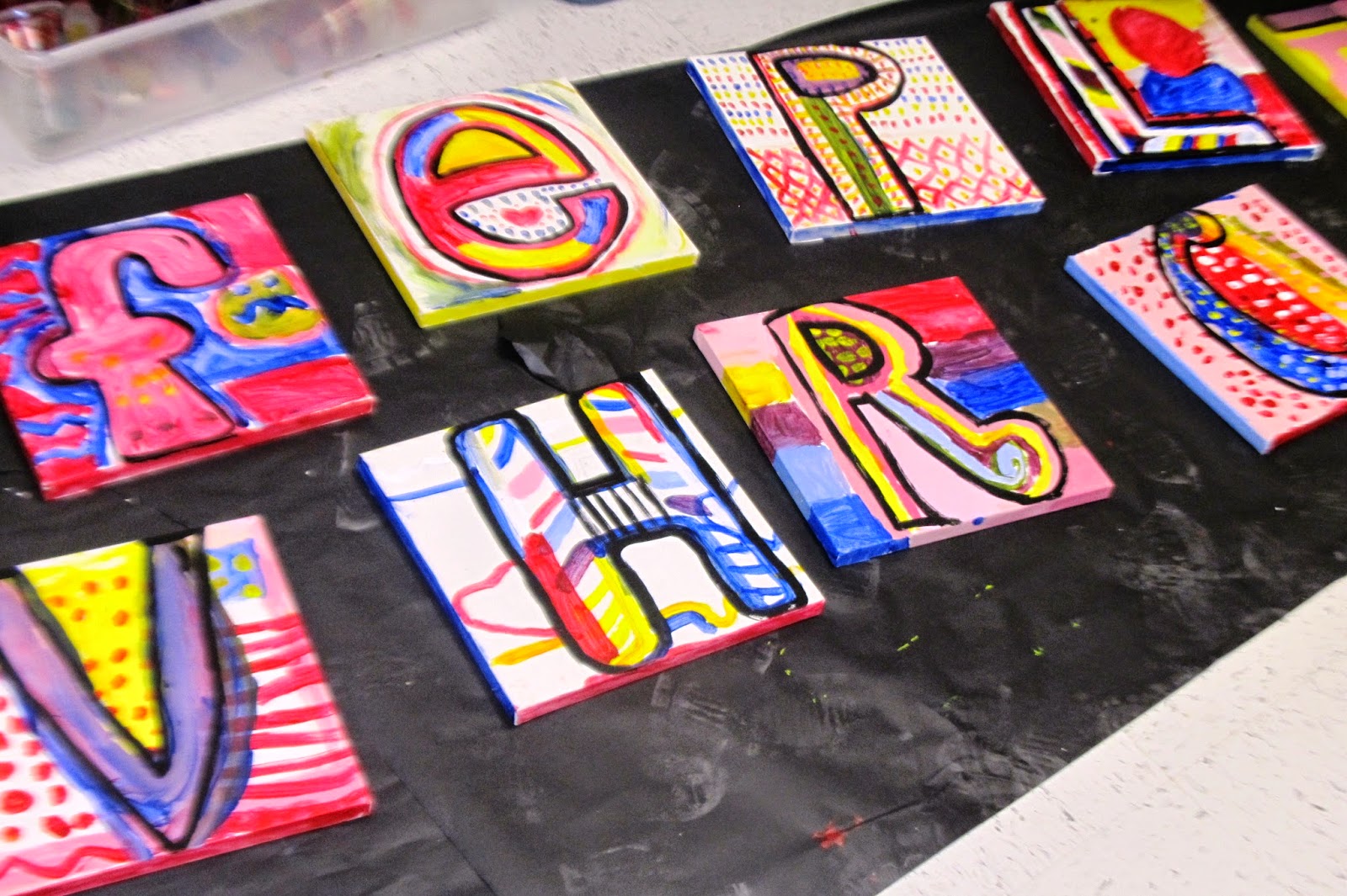 Art Julz: Alphabet Canvas Art