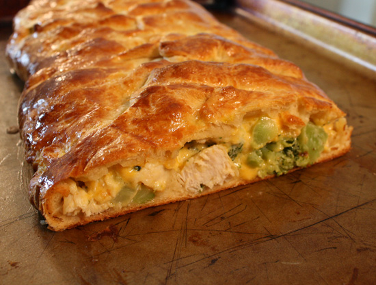 ME AND MY TADPOLE: Broccoli Cheddar Chicken Braid