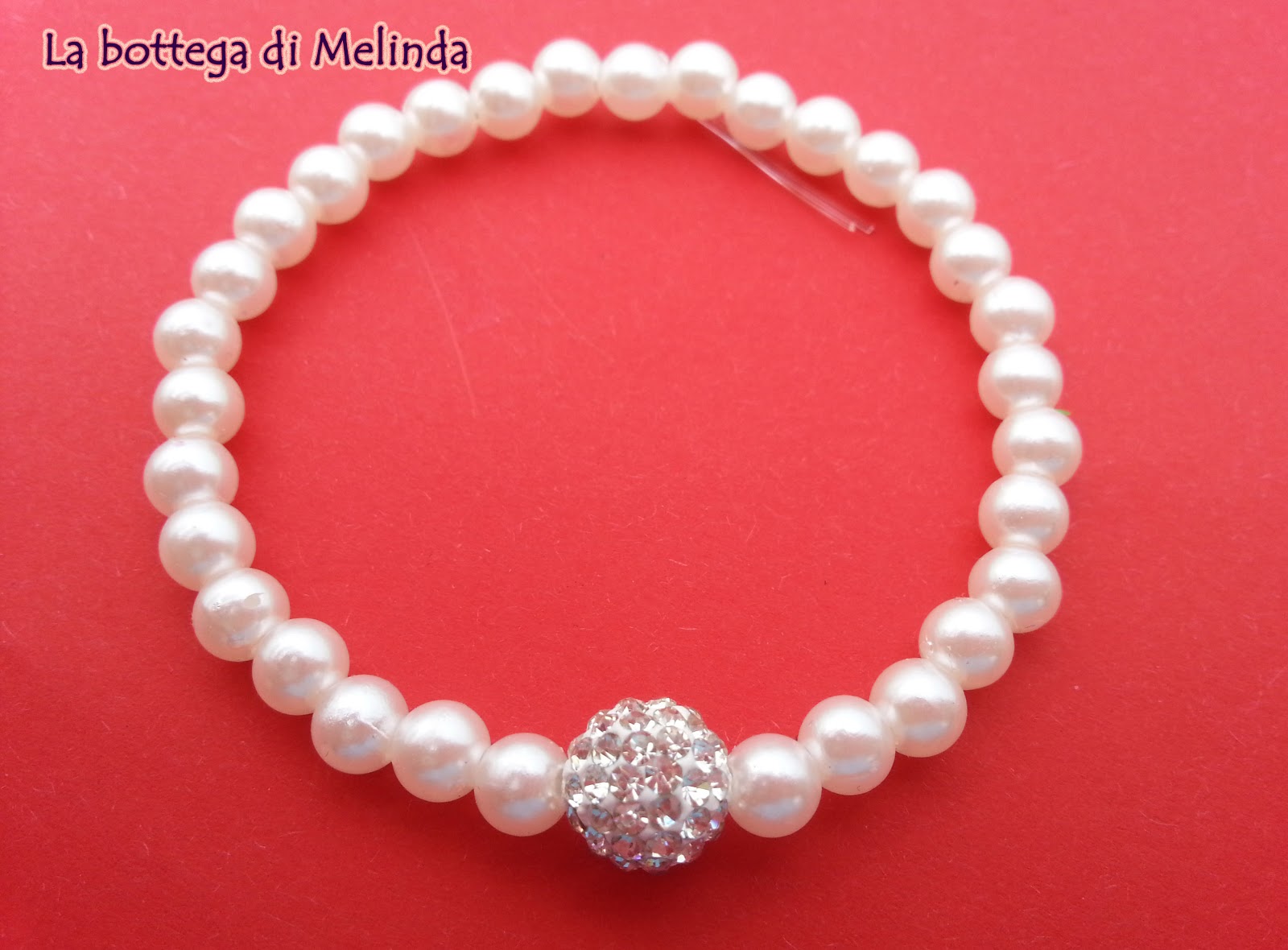 La bottega di Melinda: I bracciali perle "Name Collection"