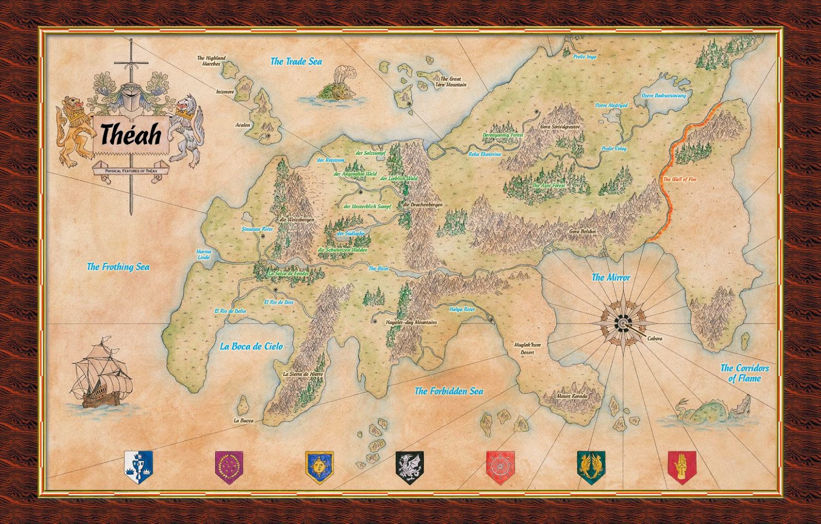 Project 7th Sea: Theah (Maps)