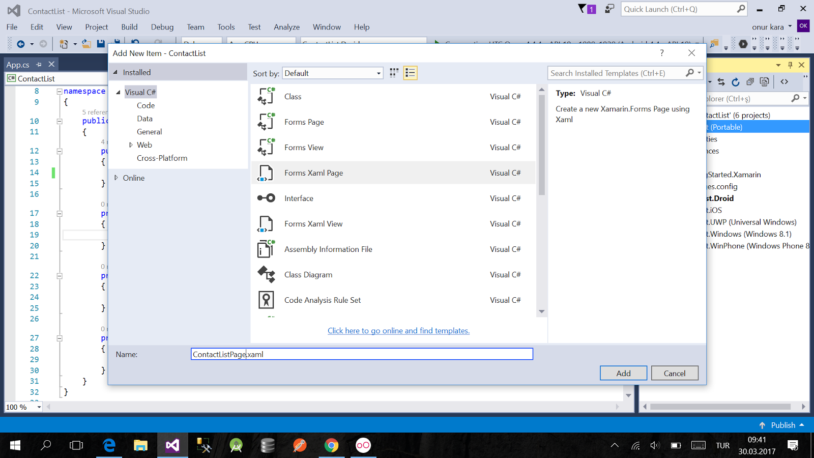 Xamarin.Forms Tutorials