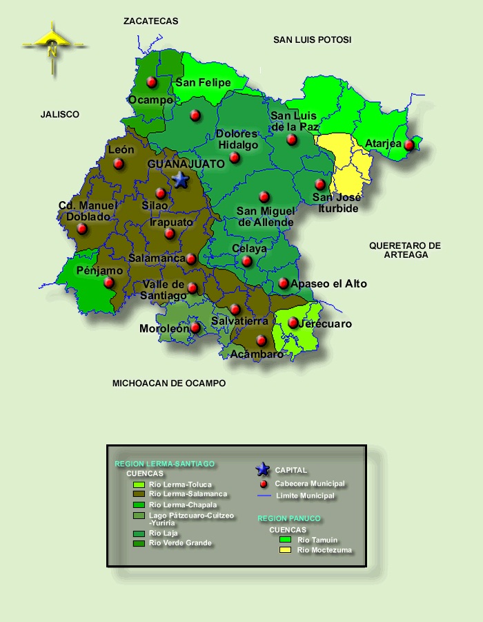 COTAS DE GUANAJUATO: Zona Centro