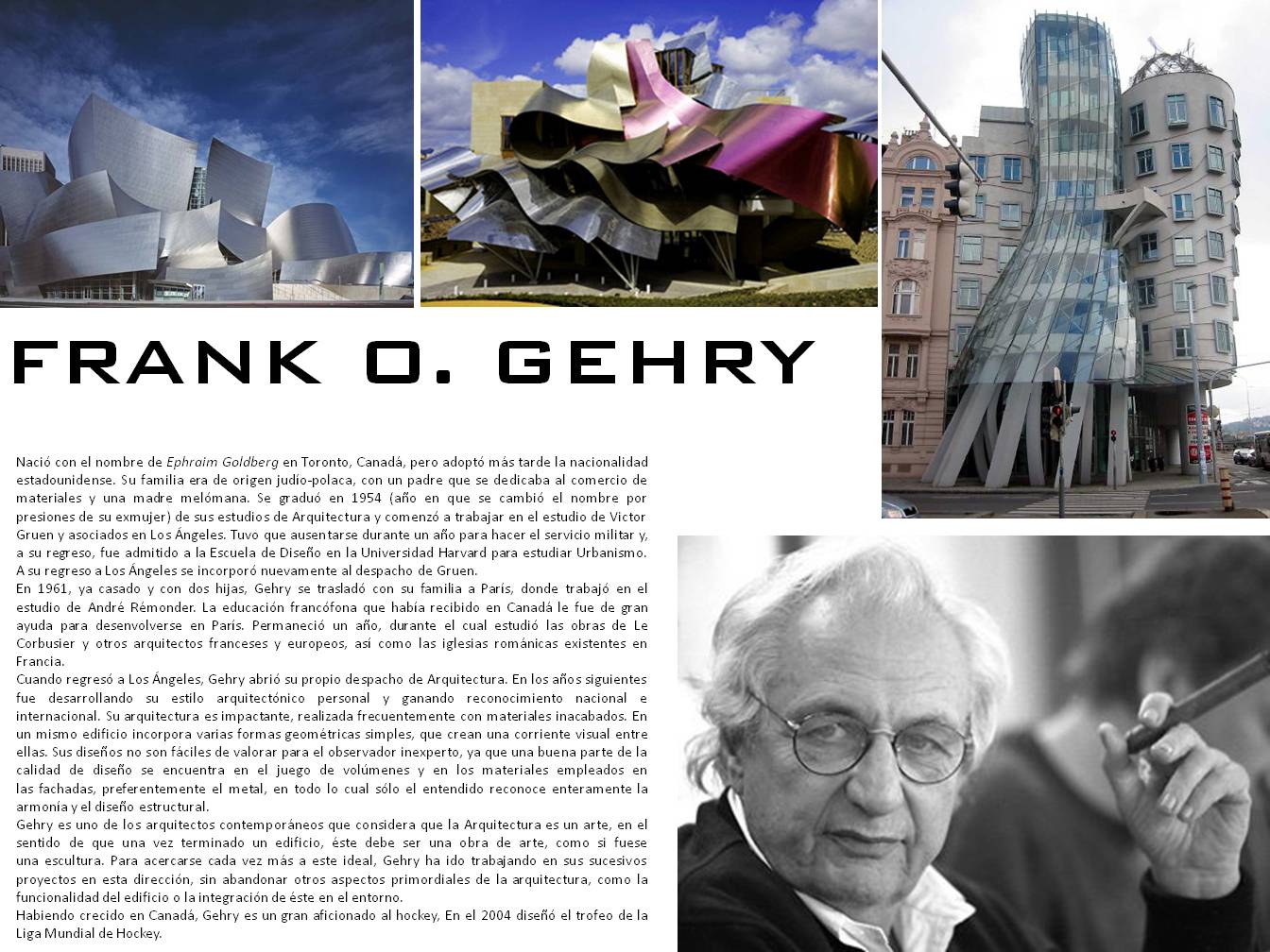oscar CARRION: FRANK O. GEHRY