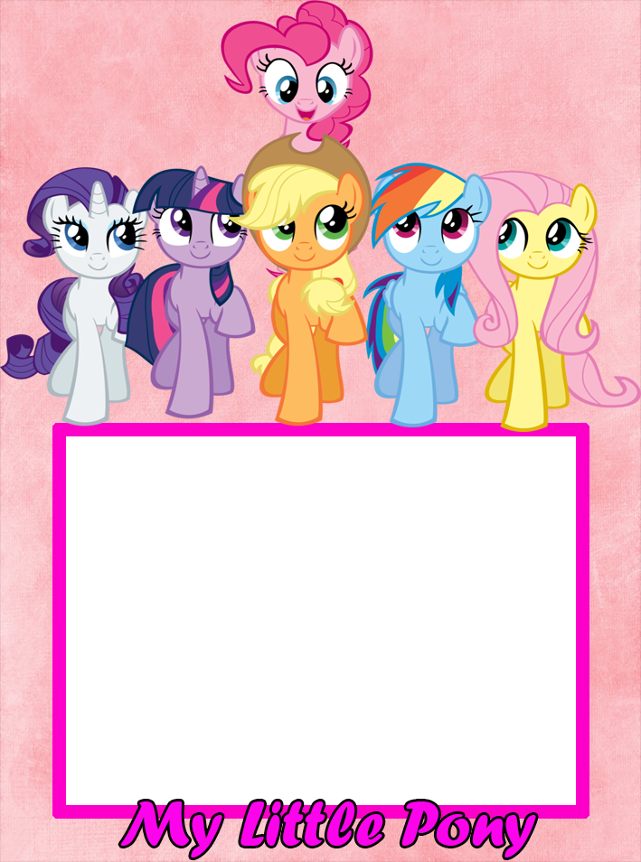 Marcos para fotos de My Little Pony - Imagui