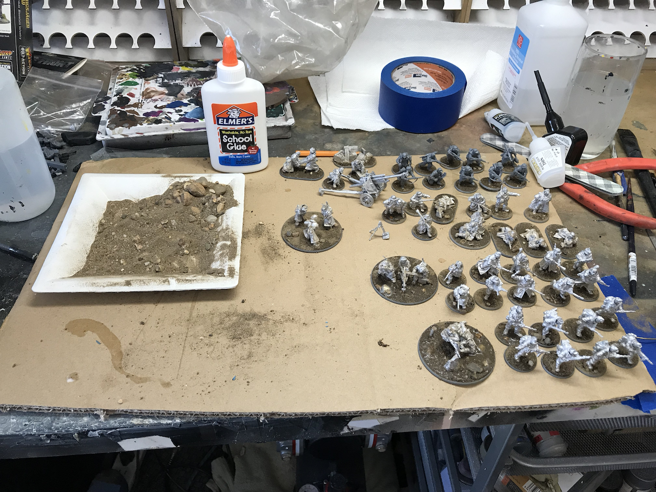 40k Hobby Blog: Basing With Dirt