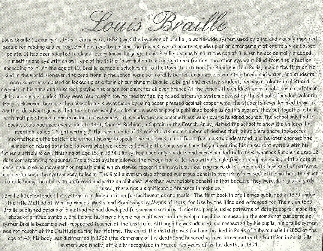 Louis Braille Philately