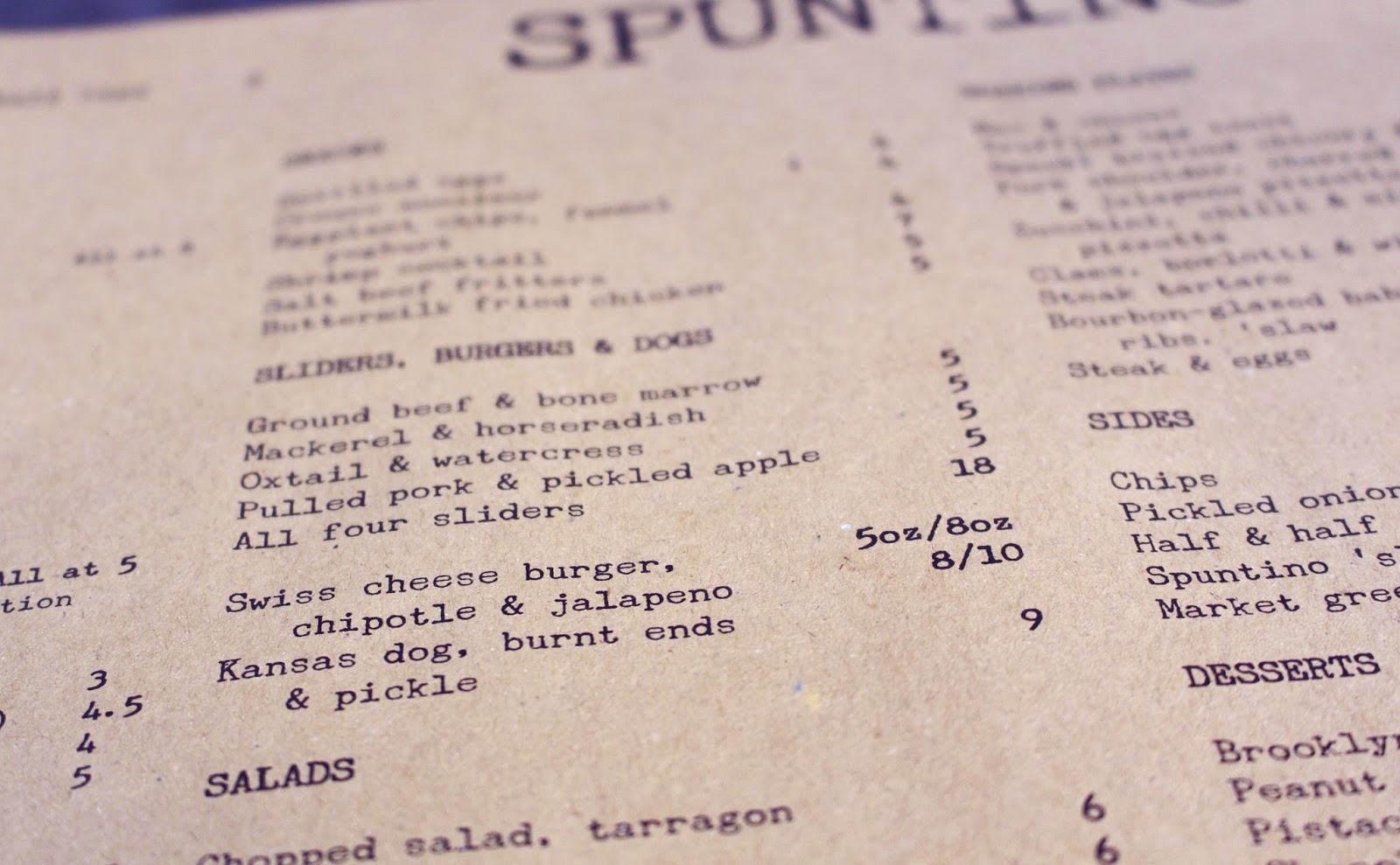 Where To Eat | Spuntino in Soho