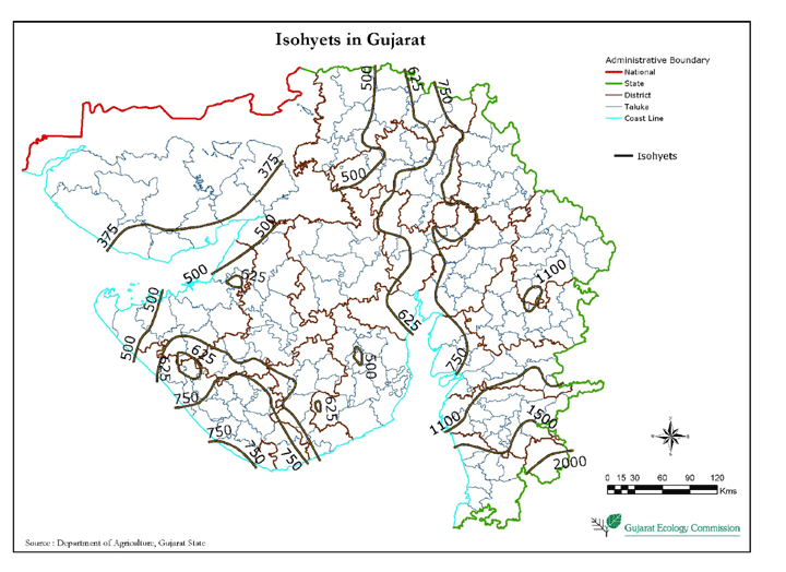 Haley's Maps: Isohyet