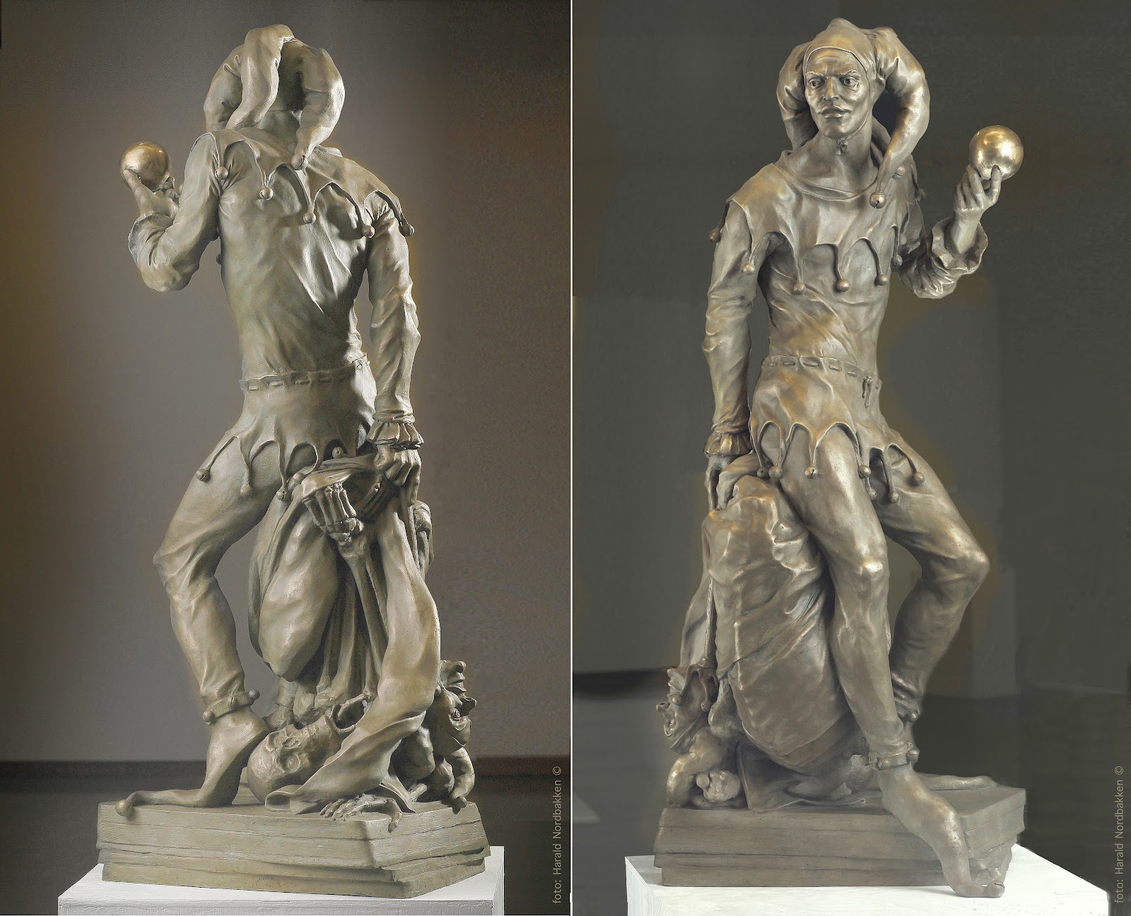 SKULPTUR OG KUNST: "Hoffnarr" ("Joker") En skulptur med dyptgående ...