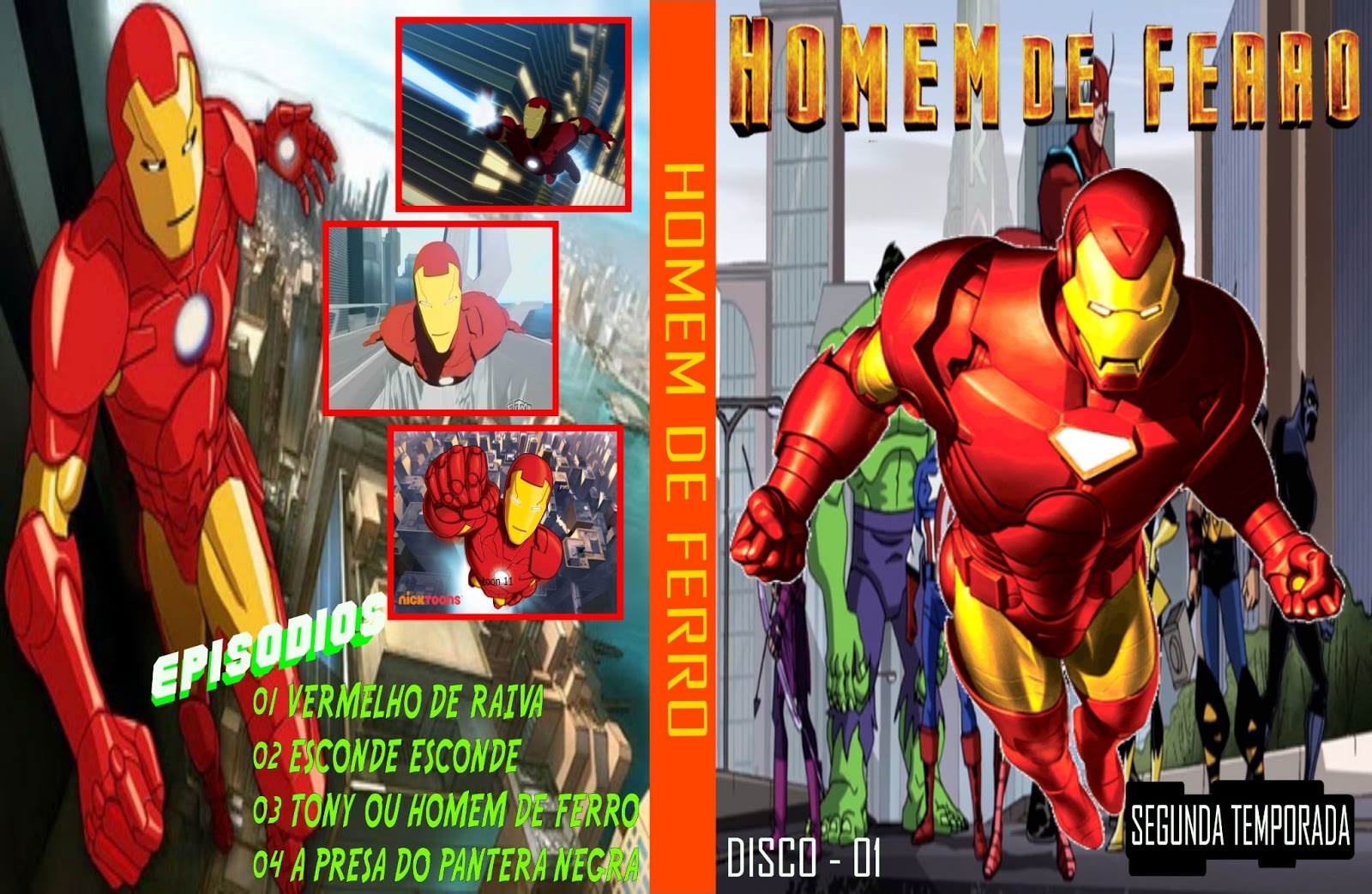 Raiando capas: HOMEM DE FEERO SEGUNDA TEMPORADA