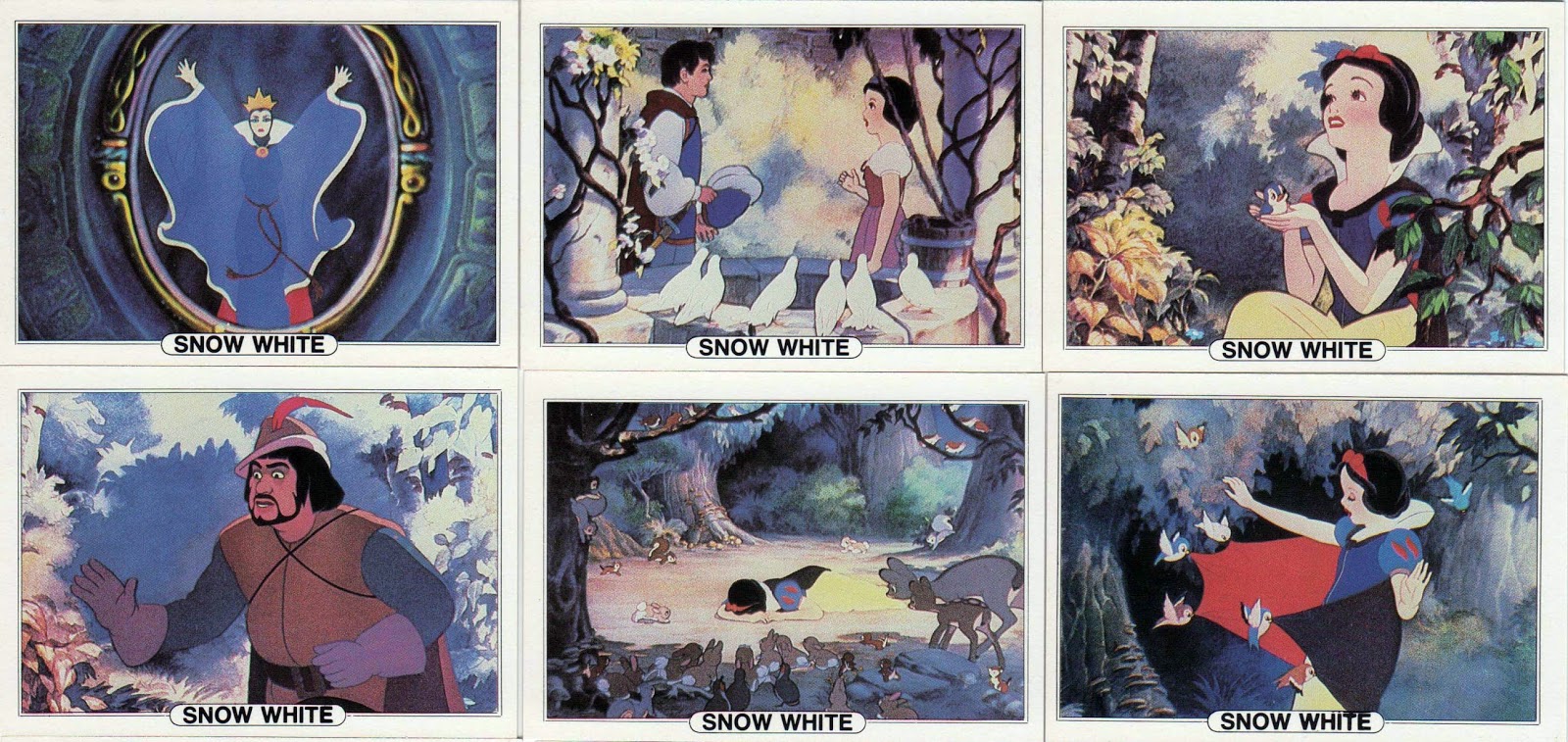 Filmic Light - Snow White Archive: 1982 Snow White Trading Cards by ...