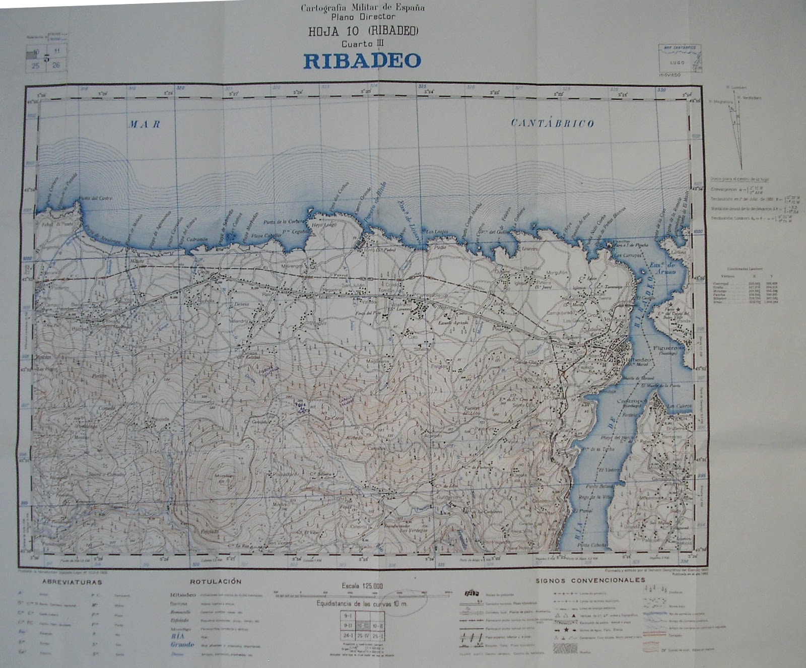 Ribadeando: Mapas de Ribadeo