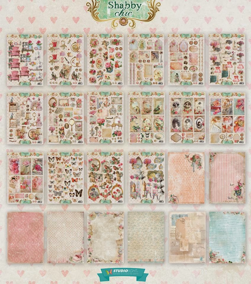 Studio Light: Shabby Chic labels 3 en 4....................