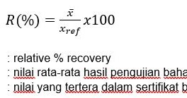 labkim: Menghitung Persen Recovery dengan Teknik Matriks Spike