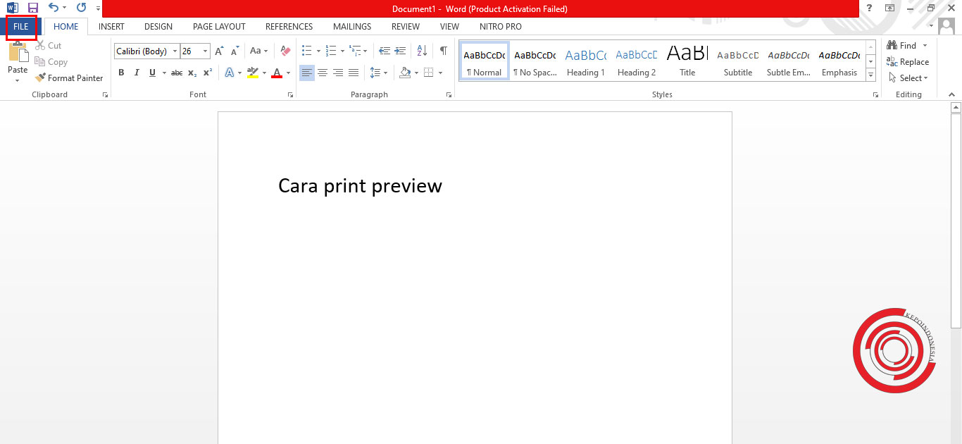 Cara Print Preview di Microsoft Word Untuk Melihat Dokumen Jika Sudah ...