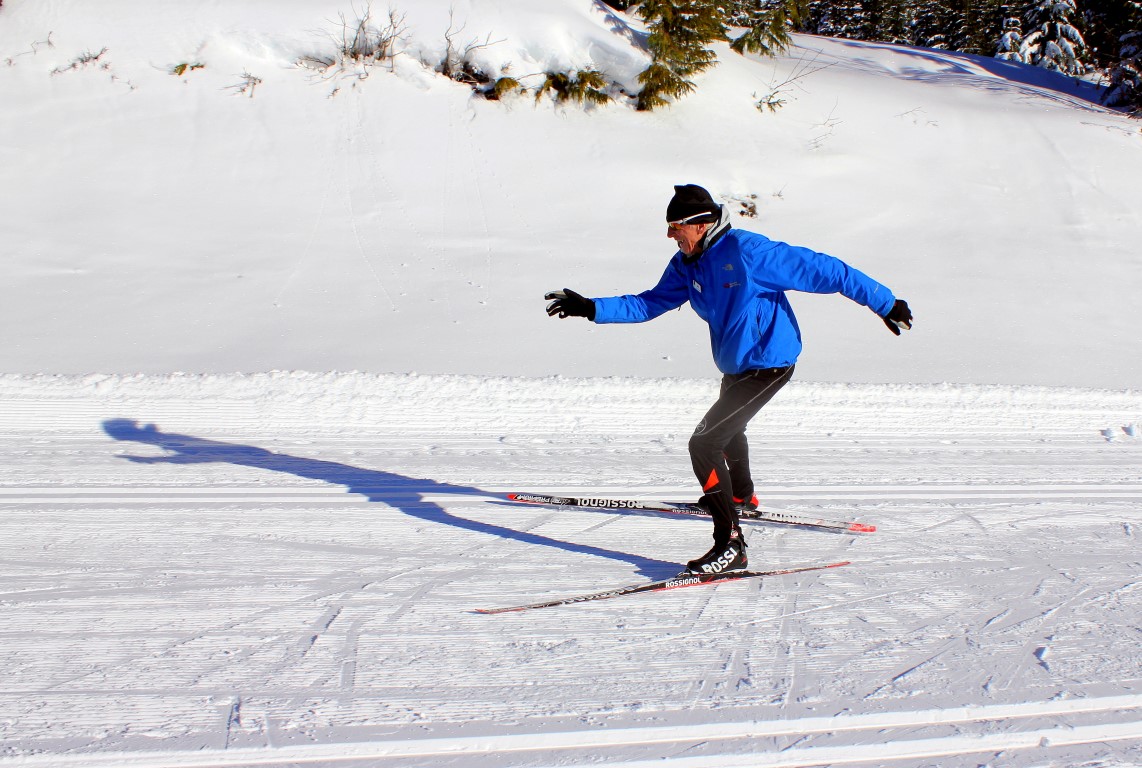 Keith Nicol Adventures: Using shadows to improve your cross country skiing