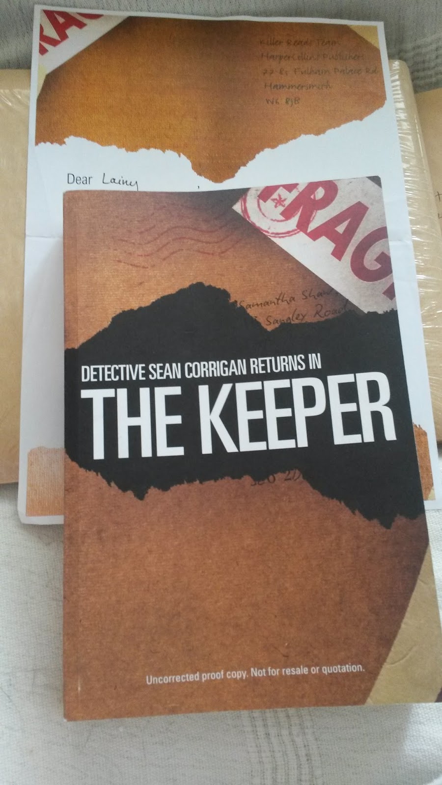 So many books, so little time: ARC - The Keeper by Luke Delaney