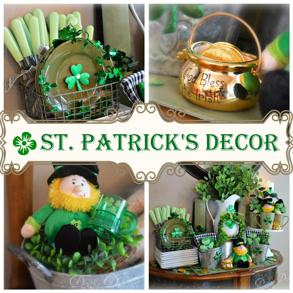 Dining Delight: St. Patrick's Day Kitchen Display