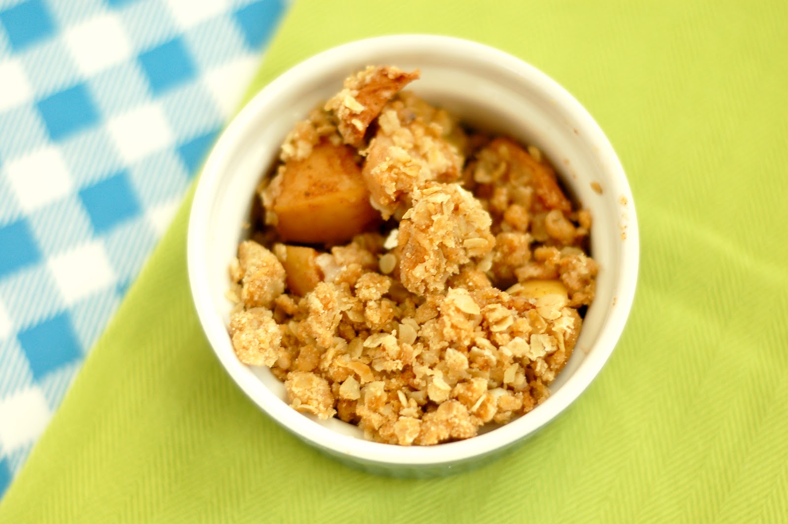 Apple Peanut Butter Crisp - A Kitchen Addiction