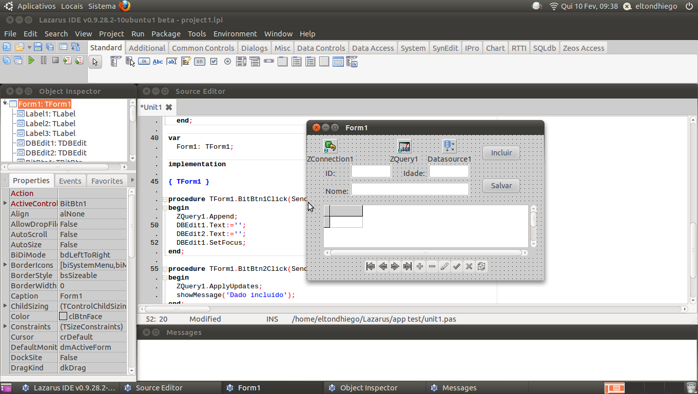 EDhi Blogger: Lazarus / ZEOS / PostgreSQL / pgAdmin no Ubuntu 10.04 (Parte 1-4)