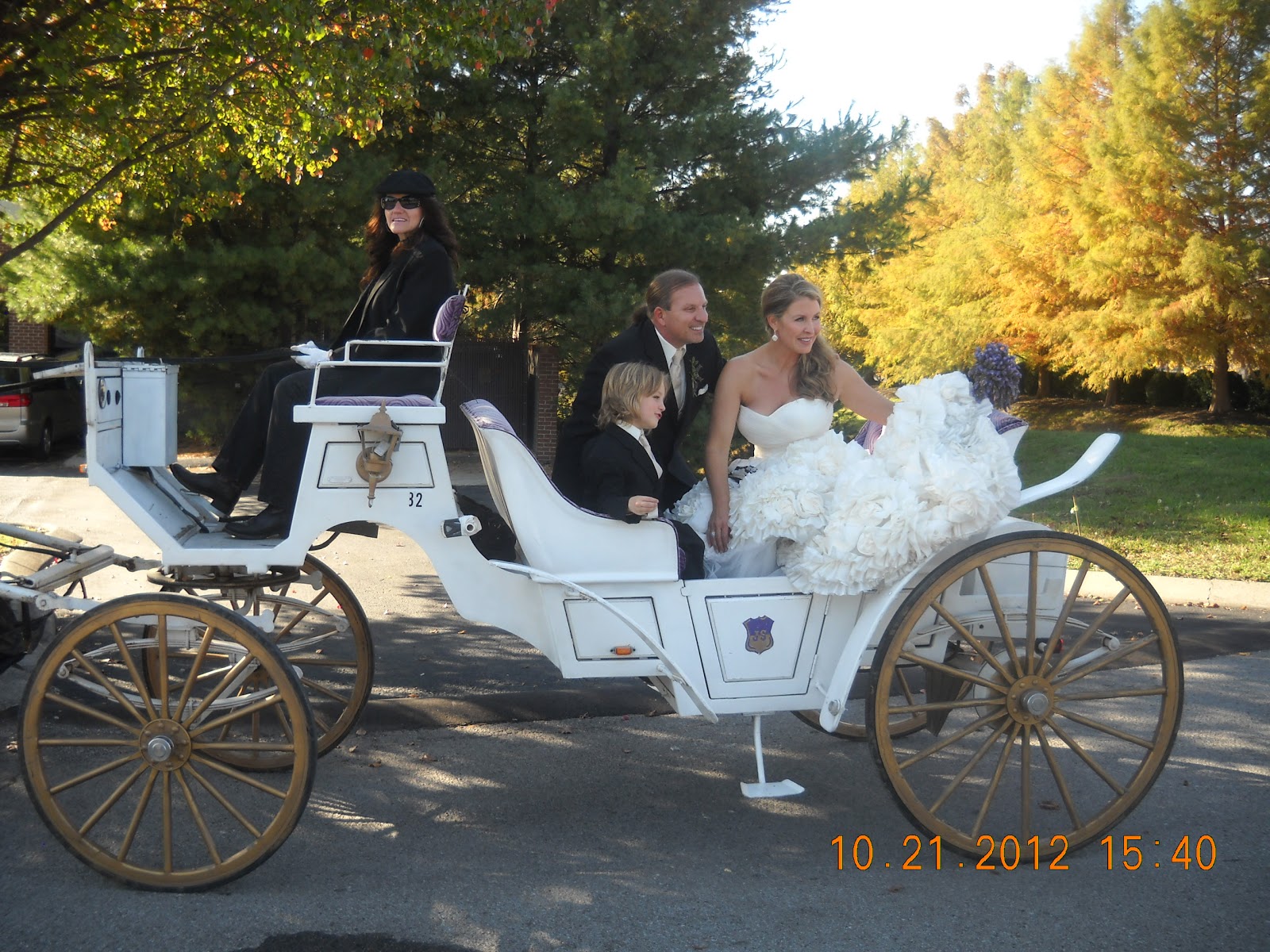 Sugar Creek Carriages: Horse Drawn Wedding Carriage