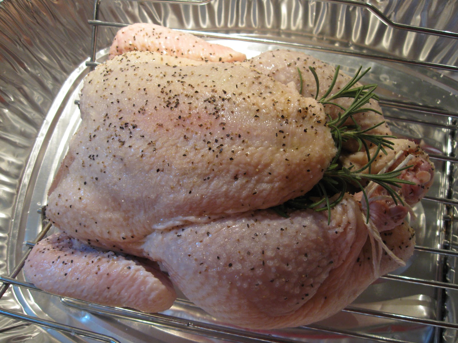 Just Cooking!: Roast Chicken with Smoky Bacon Biscuit Dressing