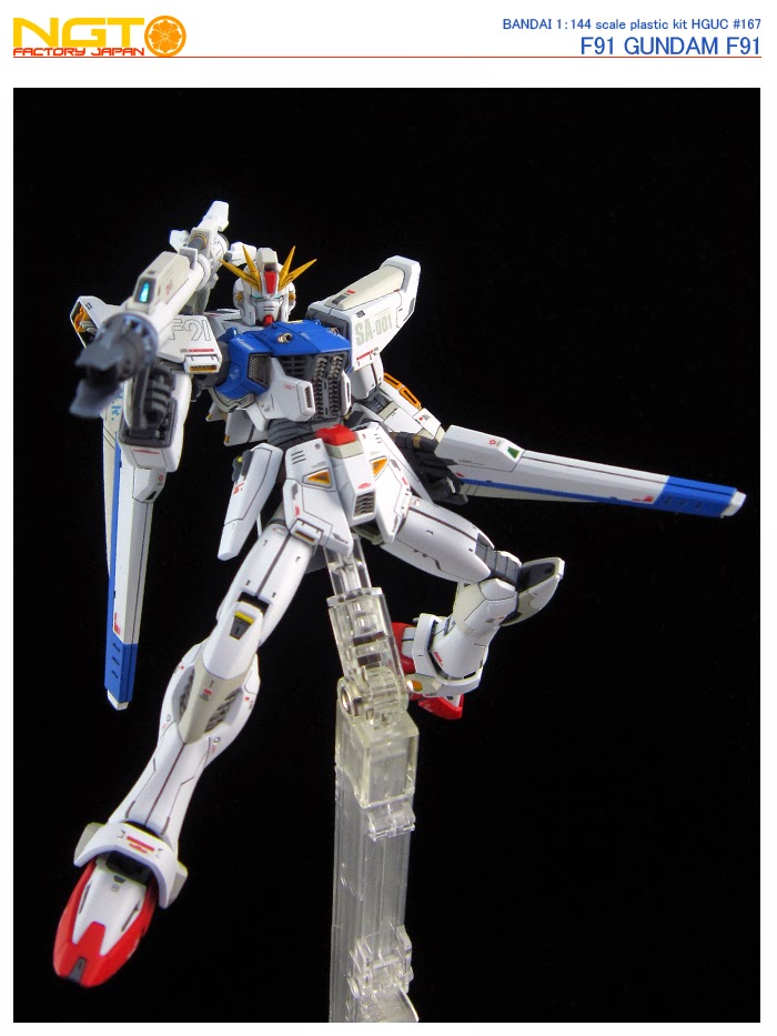 GUNDAM GUY: HG 1/144 F91 Gundam F91 - Customized Build
