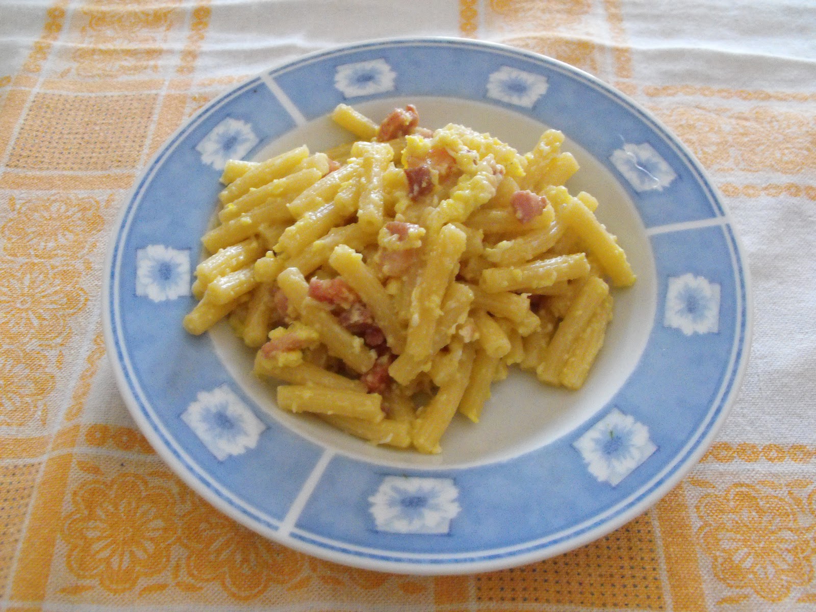 Nella mia cucina: Sedanini alla carbonara