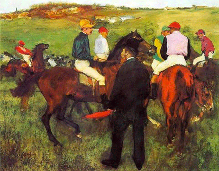 Stereola: Edgar Degas - Cavalli da corsa a Longchamp