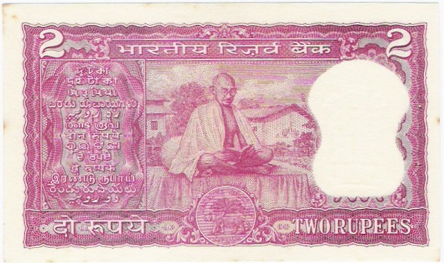 Indian rupees two notes