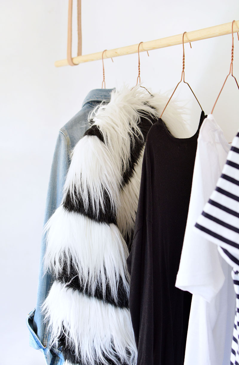 DIY hanging clothes rail — Caroline Burke | Burkatron