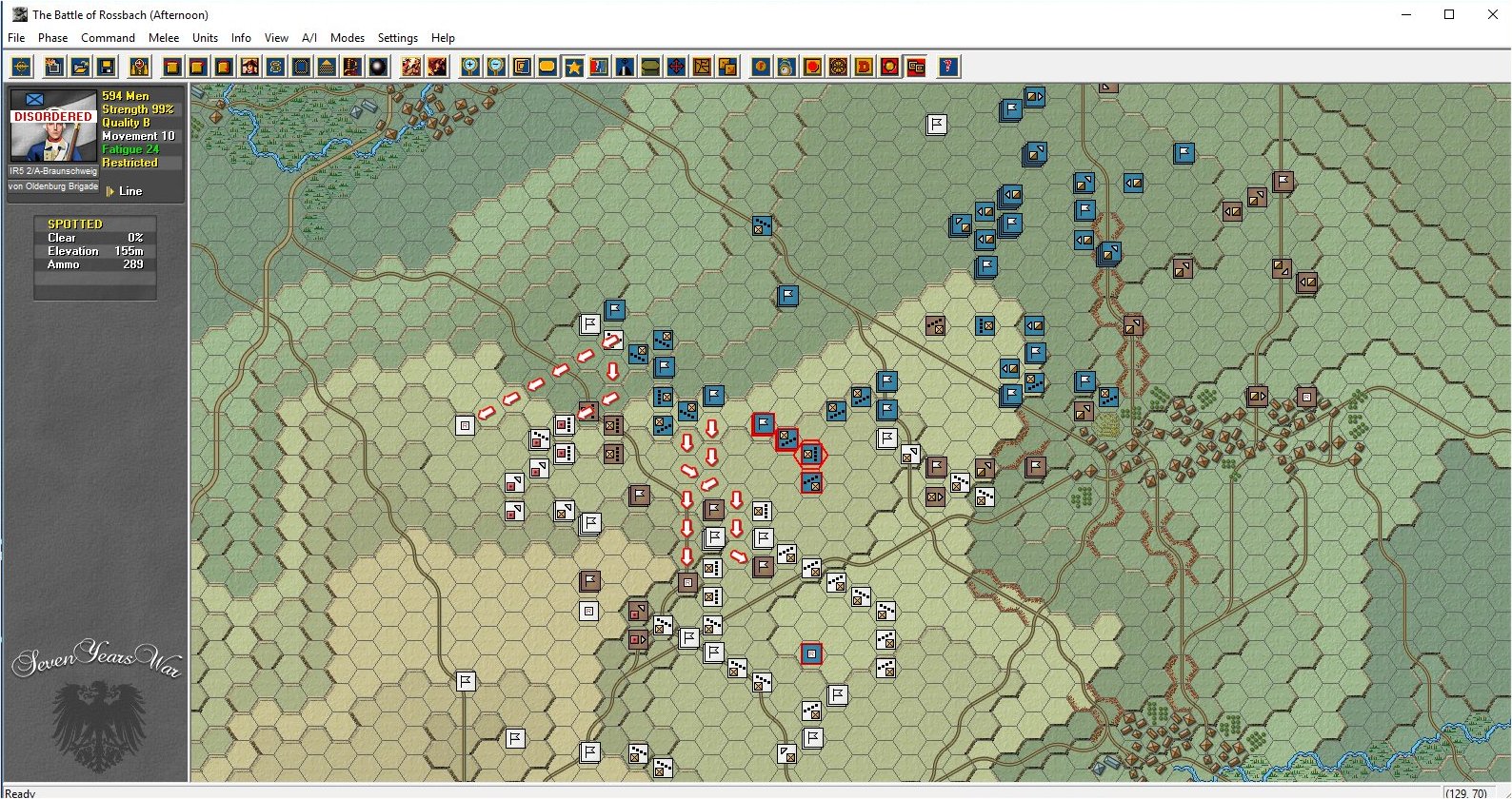 Gaming the Battle of Rossbach