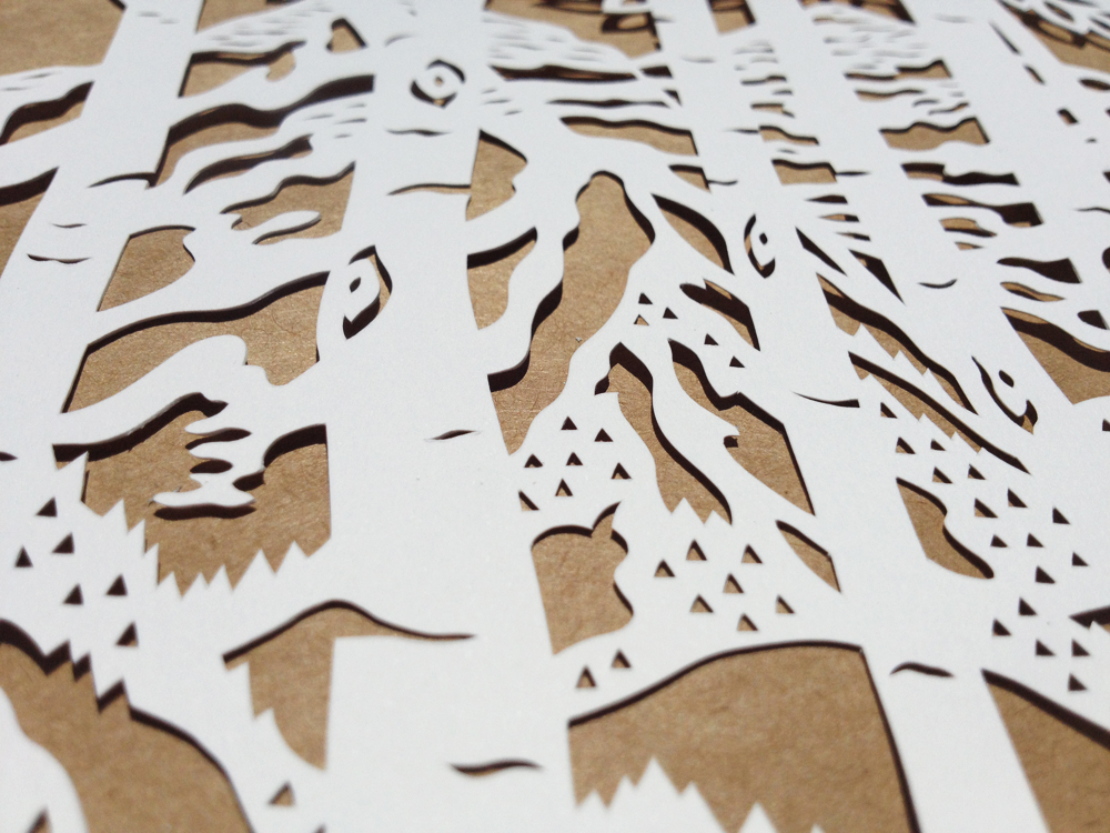 Bespoke Ketubot | Scenic Views of Colorado | Woodland Papercuts