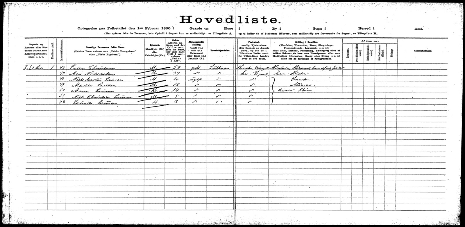 Nelson Roots: Jens Nielsen: Second child of Niels Rasmussen