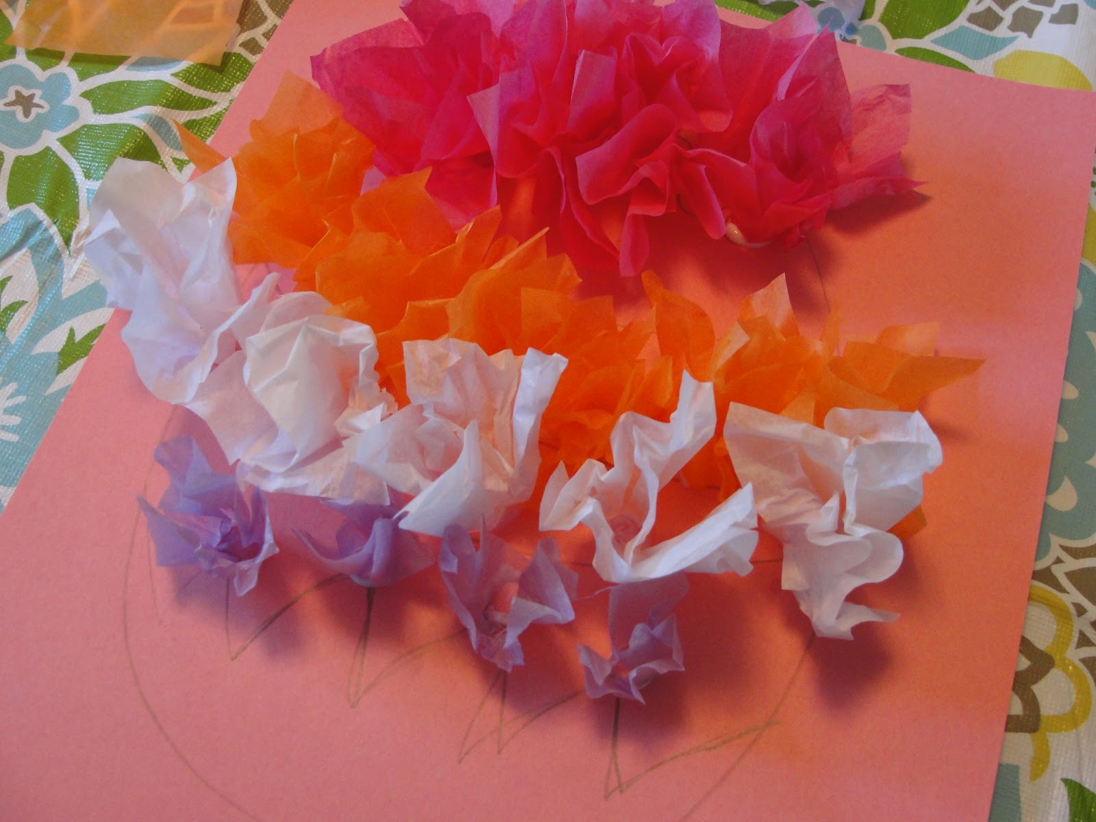 Simple Tissue Paper Easter Egg