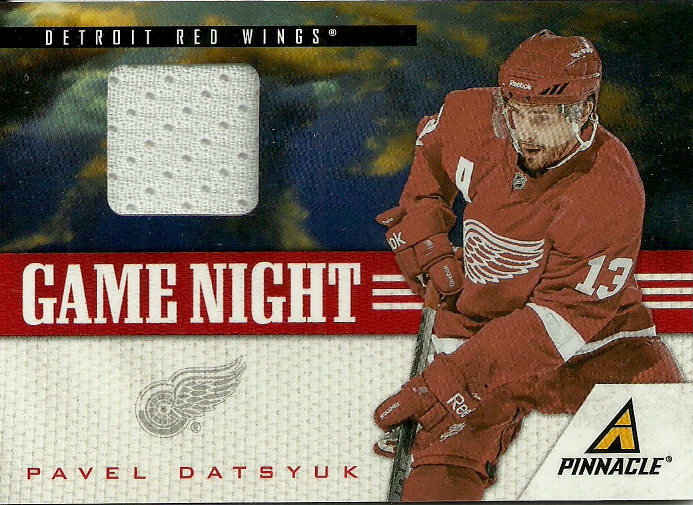 Hell's Valuable Collectibles: Pavel Datsyuk Swatch Card