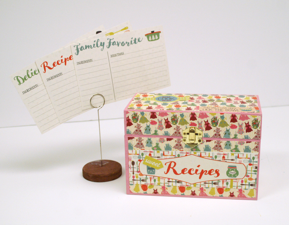 Ben Franklin Crafts and Frame Shop: DIY Vintage Recipe Box