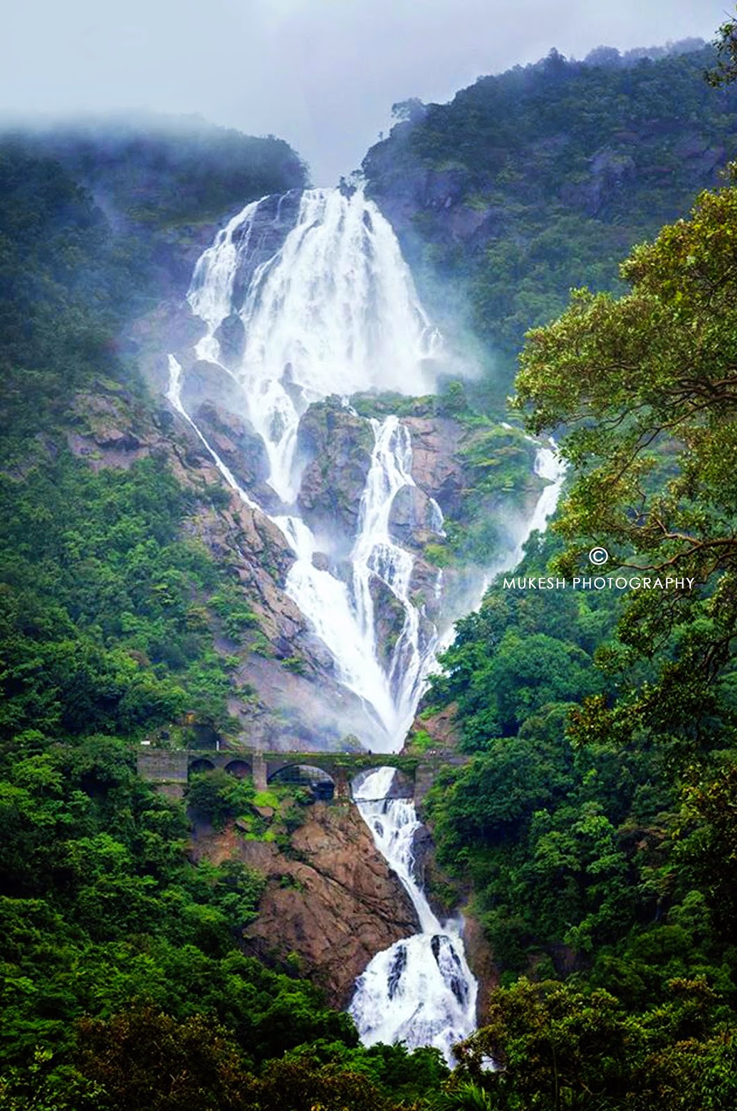 Dudhsagar | Goa | Dudhsagar-waterfalls | Dudhsagar,GOA HD photos | A Visit to Dudhsagar Falls in ...