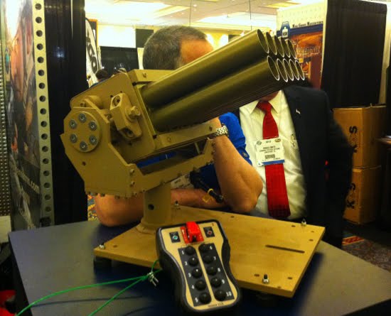 Get Familiar......: Spotted: Remote Control Mini Rocket Launcher