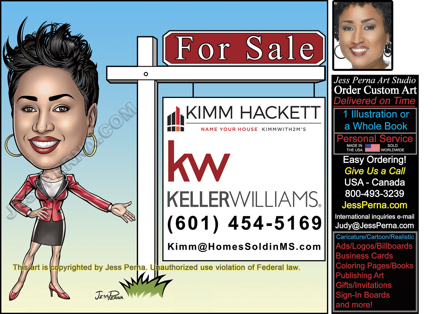 How to Order Ad Cartoons and Caricatures: How to Find Great Yard Signs