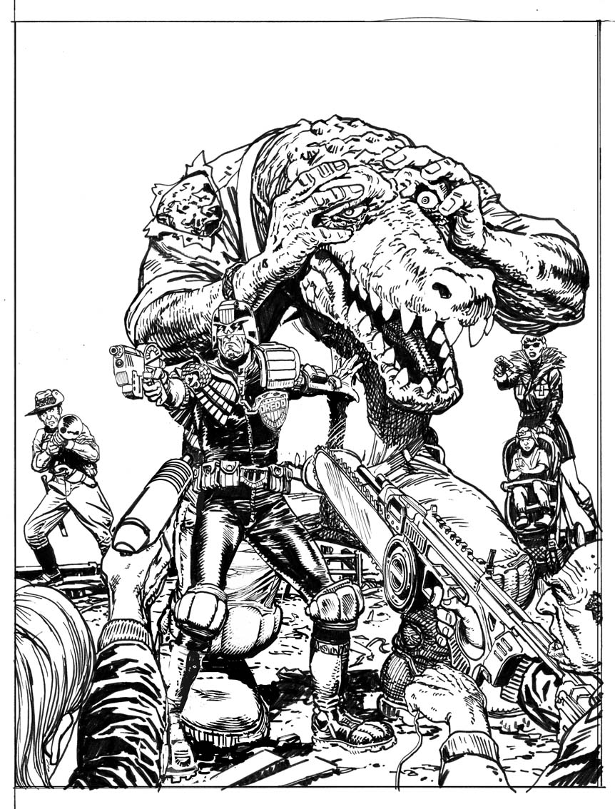 2000AD Covers Uncovered: Chris Weston Special - Part One Go to Work on ...