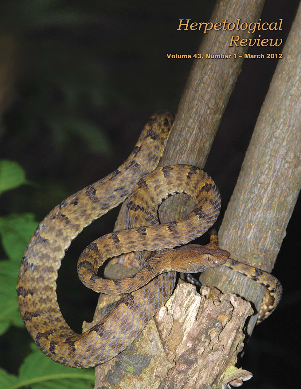 Herpetological Review Marzo 2012 43(1) ~ Project Herps
