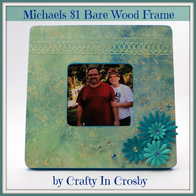 Crafty in Crosby: Scrapbook Paper Covered Frames