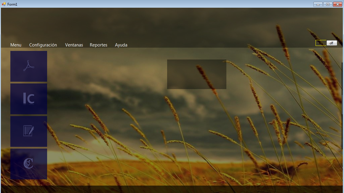 Interfaz transparente con visual studio net - Blog Express