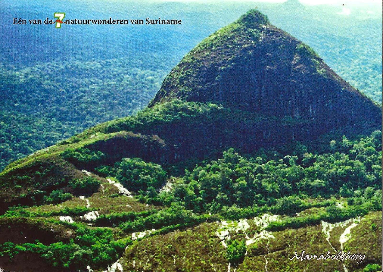 A Journey of Postcards: Rosevelt Piek or Mamabobiberg | Suriname