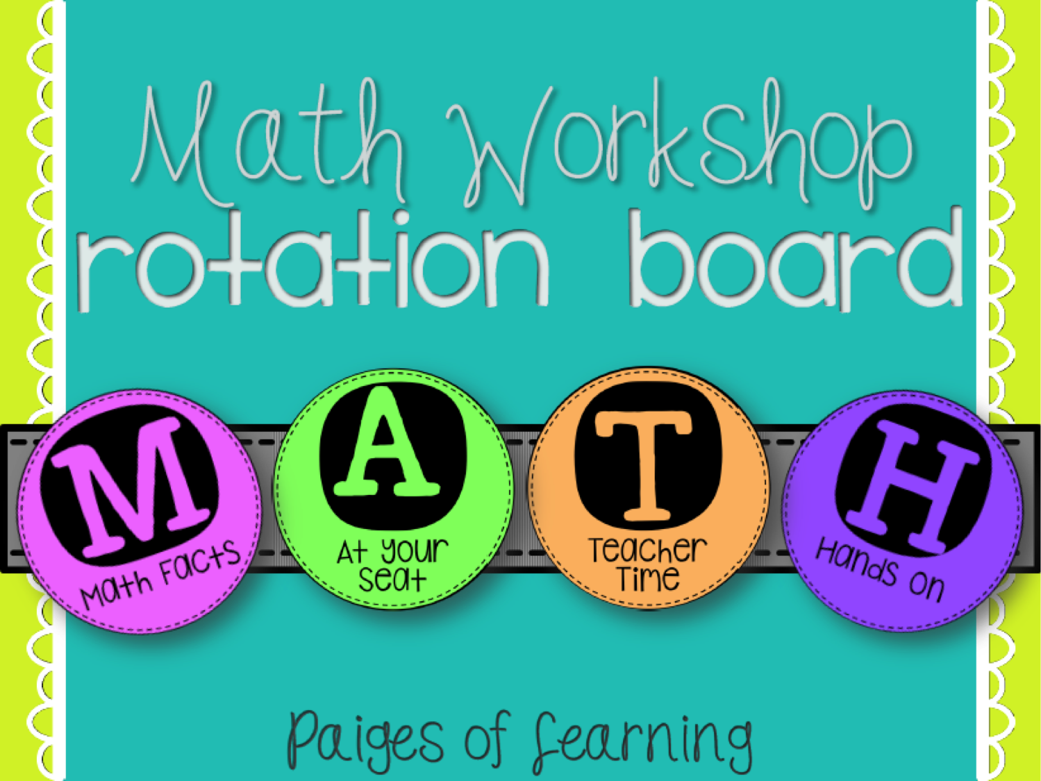 Paiges of Learning: The Beginnings of Math Workshop {with Freebies for ...